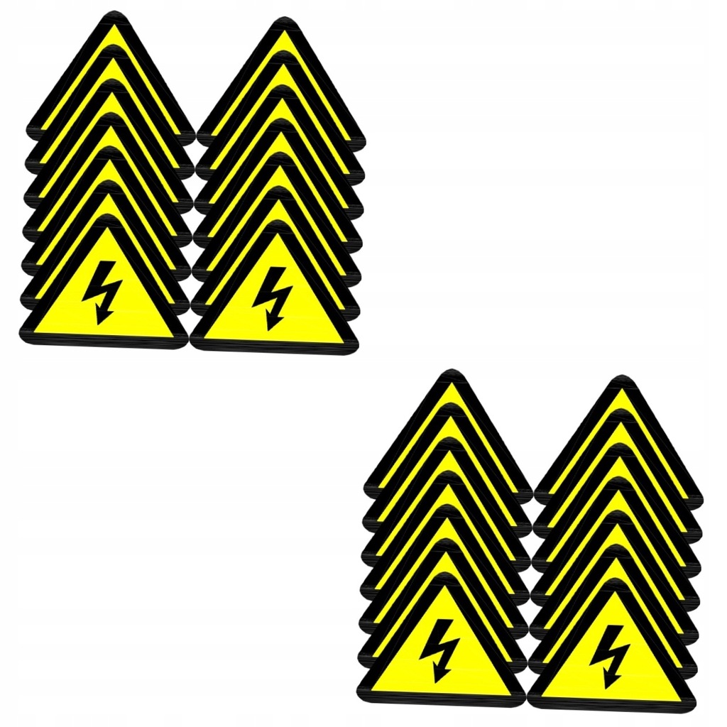 CAUTION STICKERS HIGH VOLTAGE WARNING SIGN LOGO - 14359541607 ...