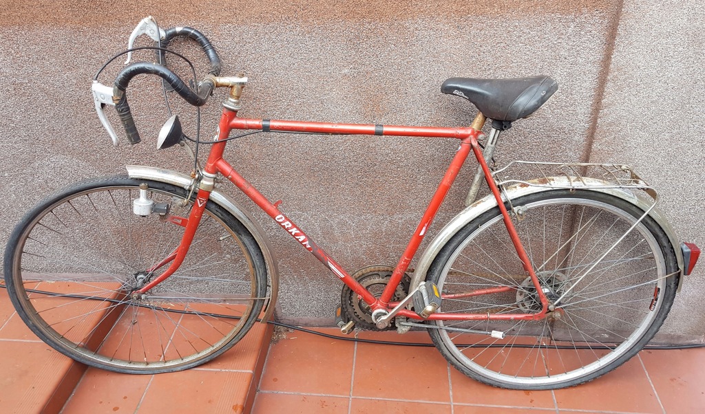 Stary rower ROMET ORKAN wyścigowy kolarzówka retro - 9325831749 ...