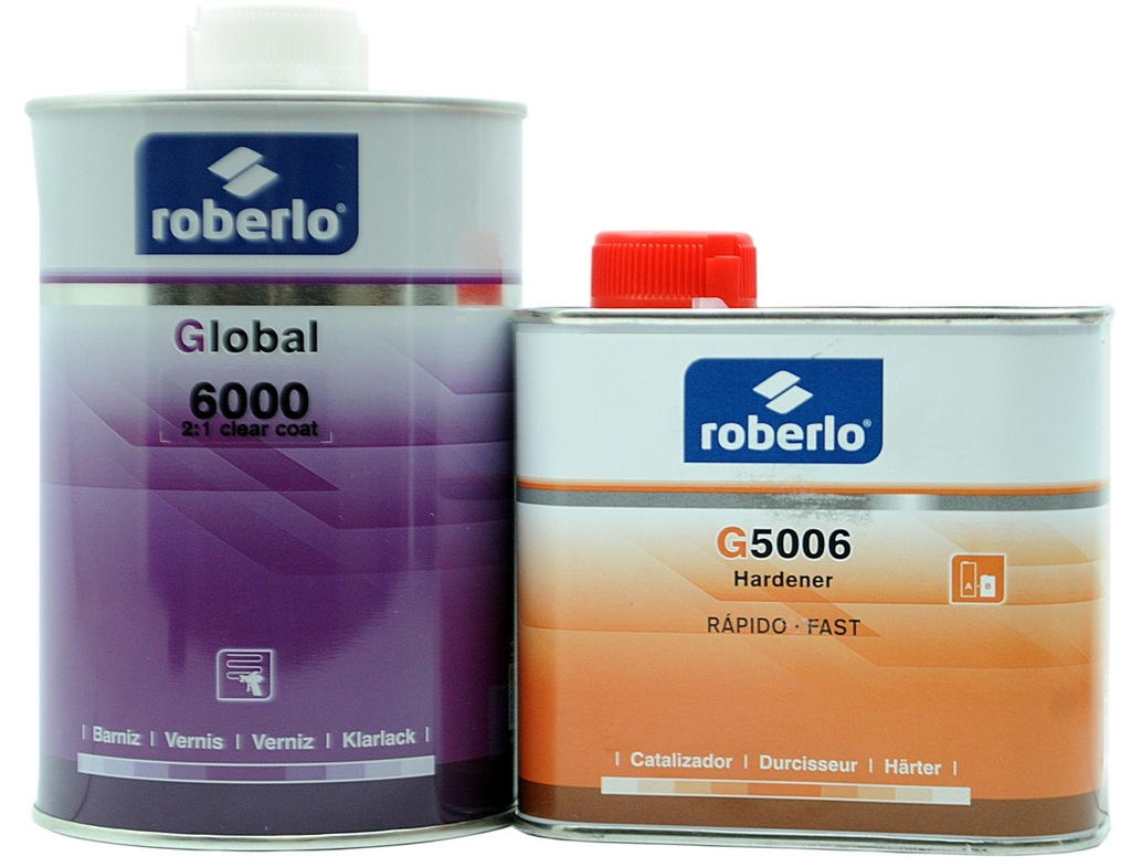 ROBERLO GLOBAL 6000 LAKIER BEZBARWNY HS 1,5L kpl - 16361428843 ...