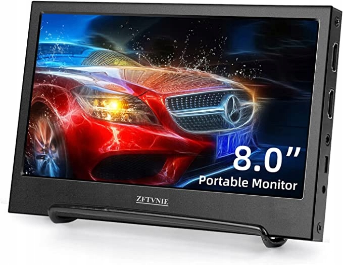 Monitor przenośny Mały monitor 8cal 1600 x 768 HD - 13115722105 - oficjalne archiwum Allegro