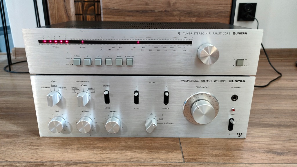 Wzmacniacz Unitra WS 303 + FAUST 205 S PRZESTROJO - 14231723398 - oficjalne archiwum Allegro