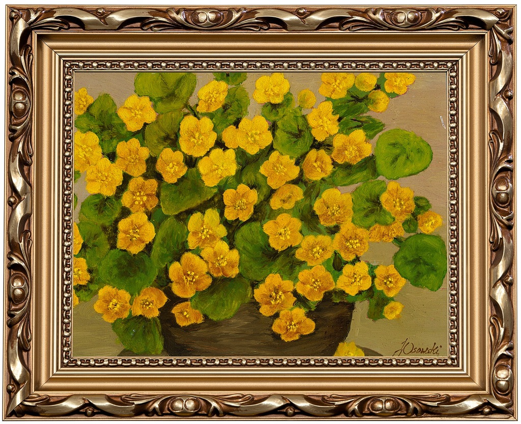 KACZEŃCE JAN OSOWSKI WARSZAWA STARY OBRAZ OLEJNY - 13058235221 ...