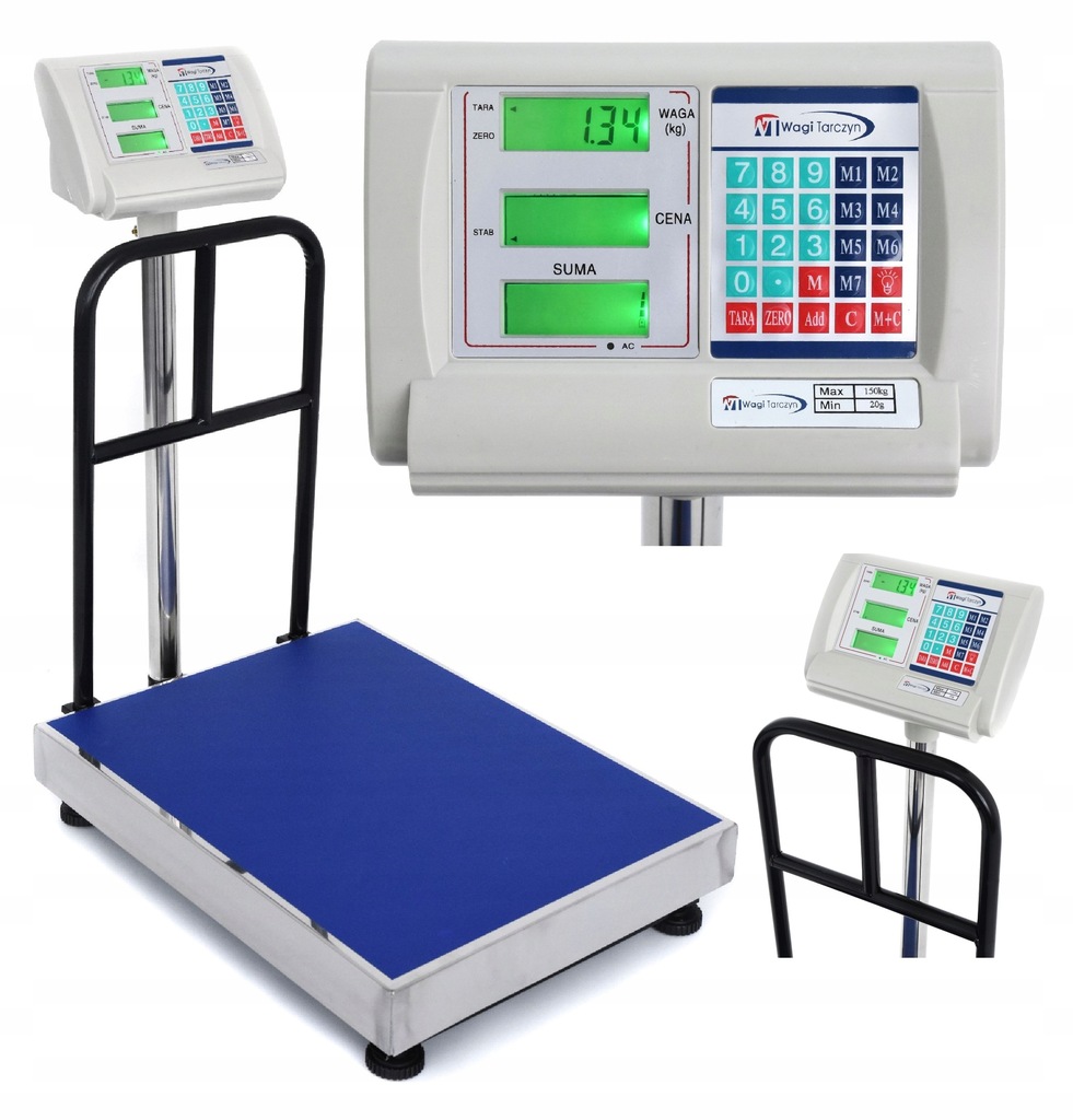WAGA 150KG /10g MAGAZYNOWA ELEKTRONICZNA SKLEPOWA - 14201916805 - oficjalne archiwum Allegro