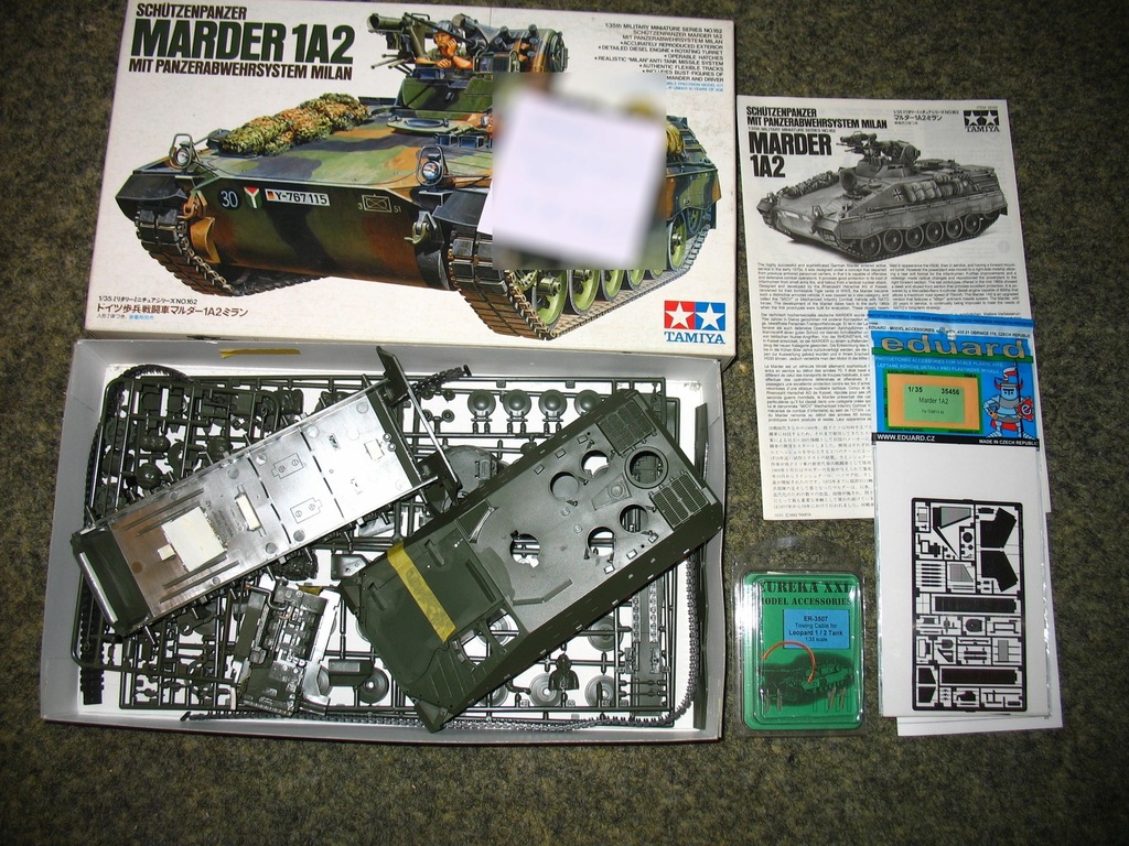 Tamiya 35162 Marder 1A2 + blachy Eduard 35456 - 12650473358 - oficjalne ...