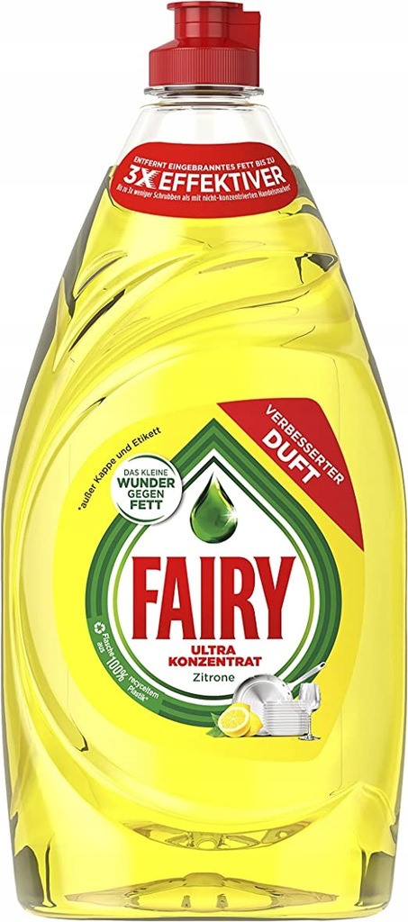 Fairy Ultra Plus Konzentrat Zitrone płyn 800ml DE - 13233436410 - oficjalne archiwum Allegro