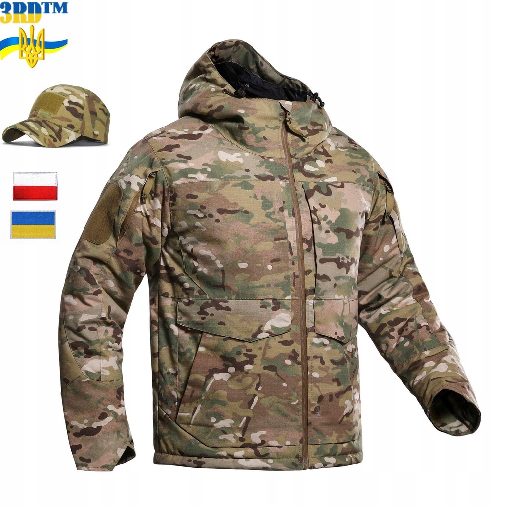 Wojskowa Zima Kamuflaż Kurtka Taktyczna Polar PLUS - 14209451499 ...