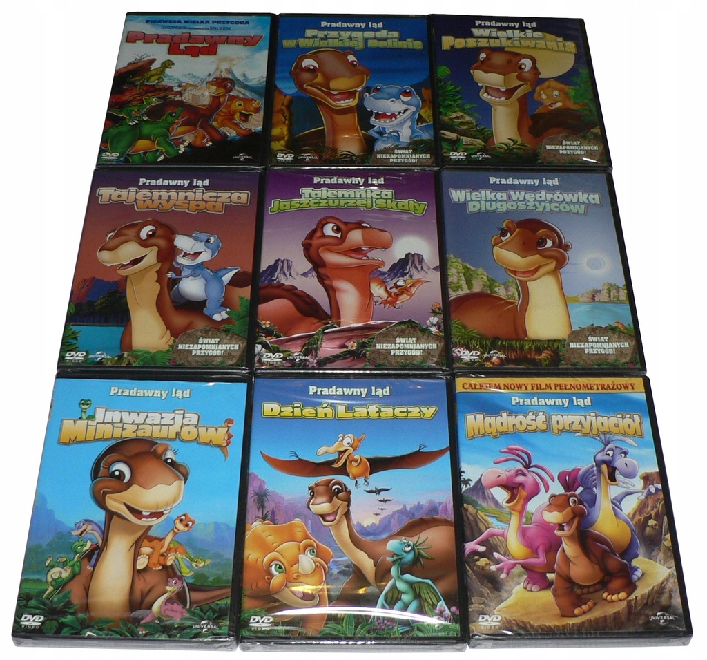 DVD - Pradawny Ląd [ 9 DVD ]- 664 min -PL-FOLIA ! - 11482709519 ...