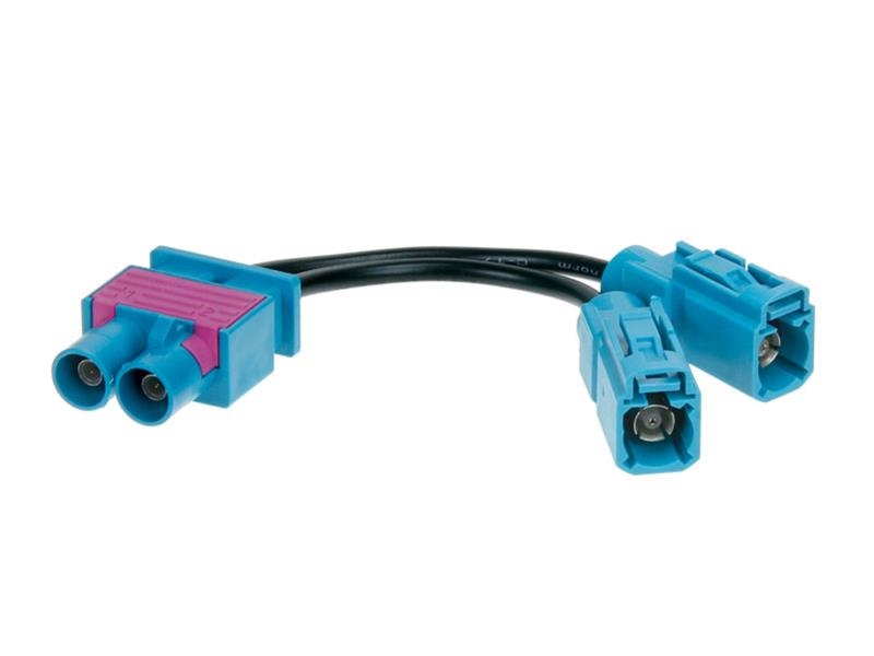 Adapter antenowy FAKRA podwójny (m) -> 2x Fakra - 12838292695 - oficjalne archiwum Allegro