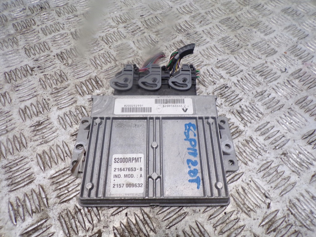 STEROWNIK ECU SILNIKA RENAULT ESPACE IV 4 2.0T ORG - 13100135335 - oficjalne archiwum Allegro