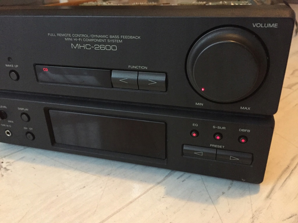 WIEŻA SONY MHC-2600 - 12656199261 - oficjalne archiwum Allegro