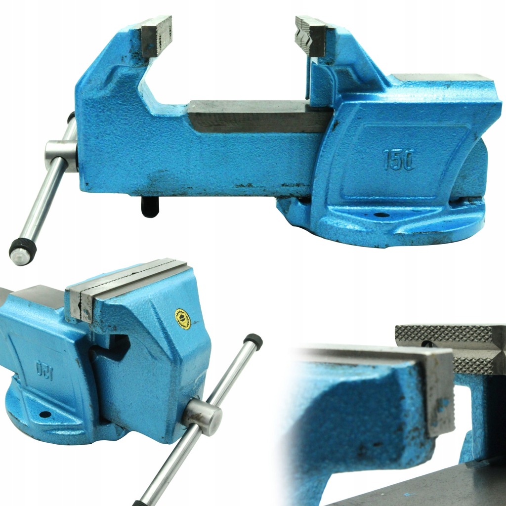 IMADŁO ŚLUSARSKIE BISON SZCZĘKI STALOWE 150mm 16,2 - 10251818473 ...