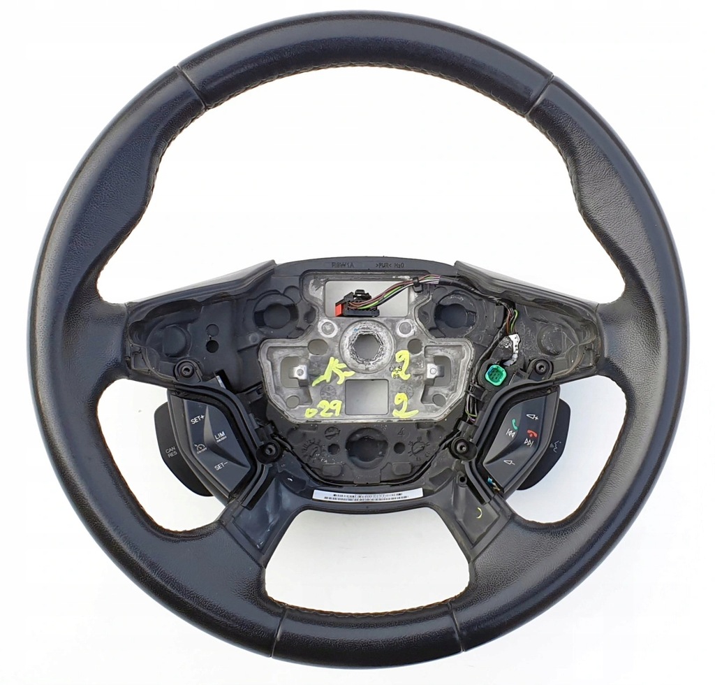 Ford Focus mk3 C-MAX mk2 kierownica skóra tempomat - 12213313191 - oficjalne archiwum Allegro