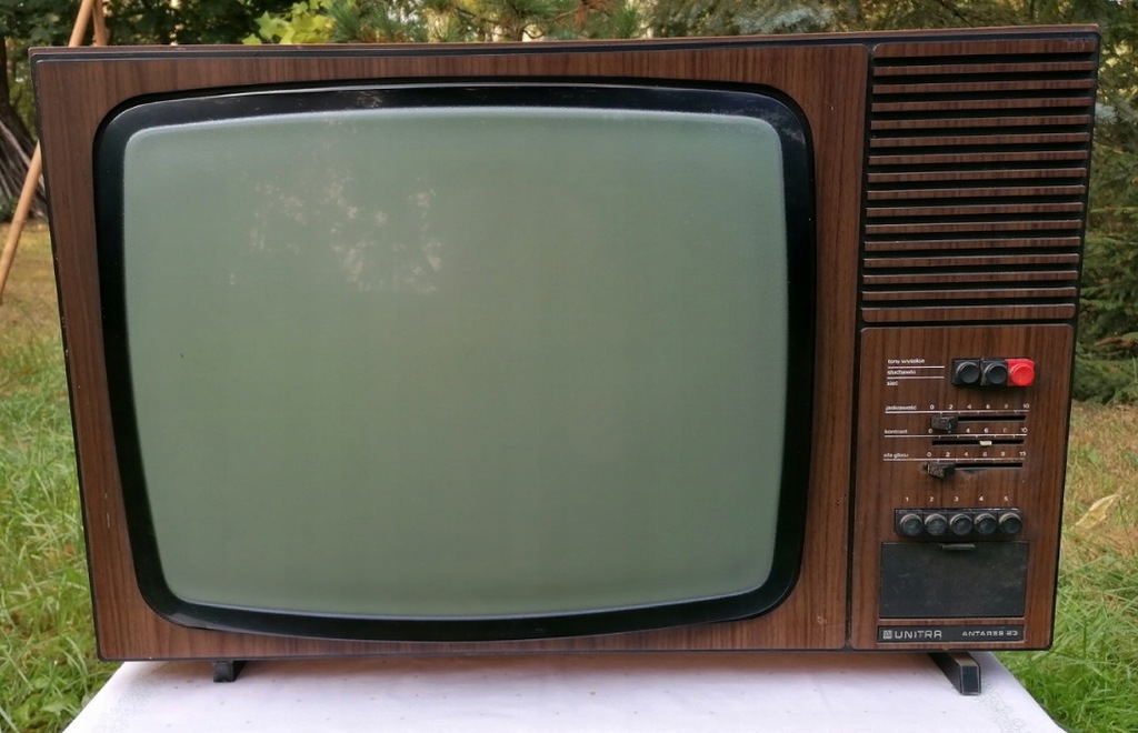 Telewizor lampowy UNITRA Antares 23 VINTAGE PRL - 12884728369 ...