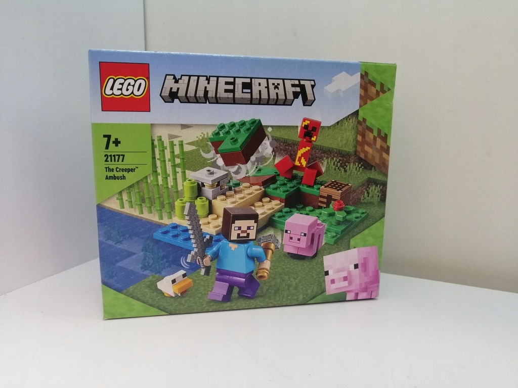 LEGO Minecraft 21177 Zasadzka Creepera - 12114851070 - oficjalne ...