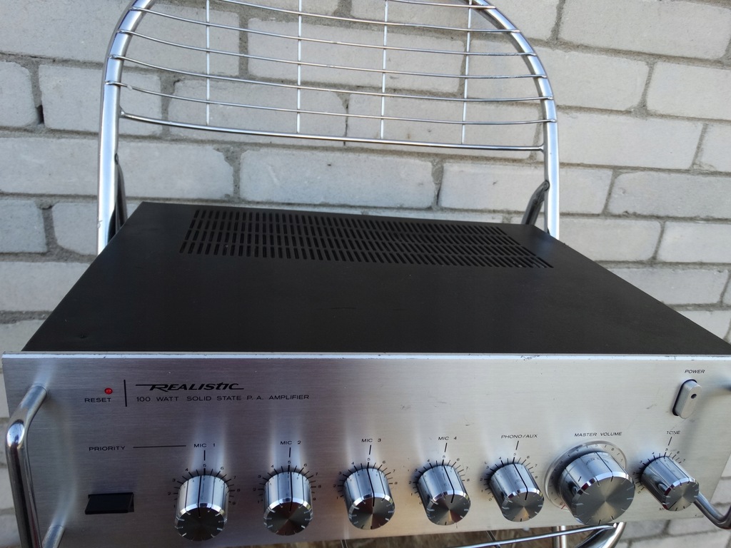 REALISTIC MPA-100 PORZĄDNY MARKOWY WZMACNIACZ!!! - 8670693954 ...