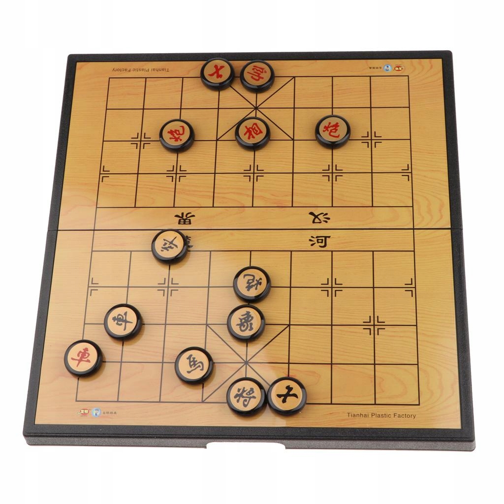 Chinese Chess Xiangqi Traditional Xiang Qi Plastic Chinese Chess Board ...