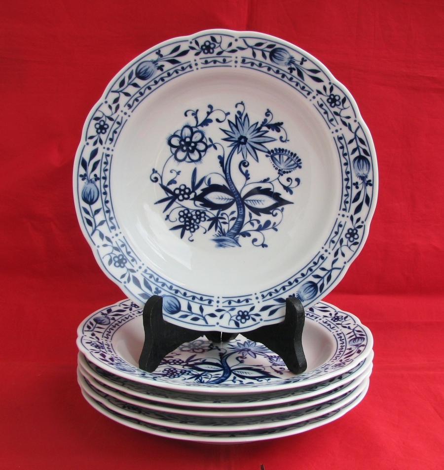 Talerze głębokie obiadowe * WZÓR CEBULOWY * Kahla - 12703106926 - oficjalne archiwum Allegro