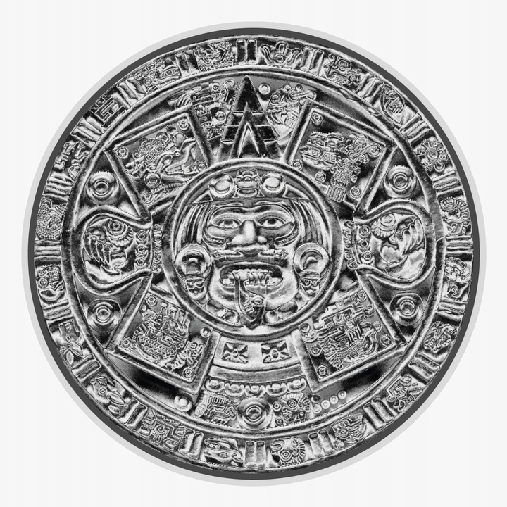 Samoa: Kalendarz Azteków 5 uncji Ag 2022 Prooflike - 12994164275 ...