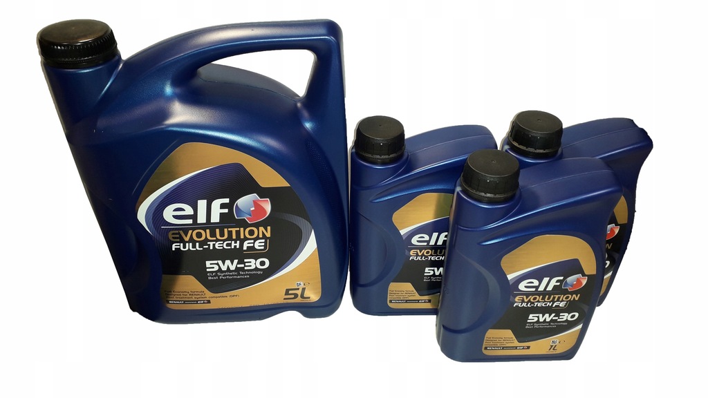 OLEJ ELF EVOLUTION FULL-TECH FE 5W30 5L + 3L = 8L - 12574512774 - oficjalne archiwum Allegro