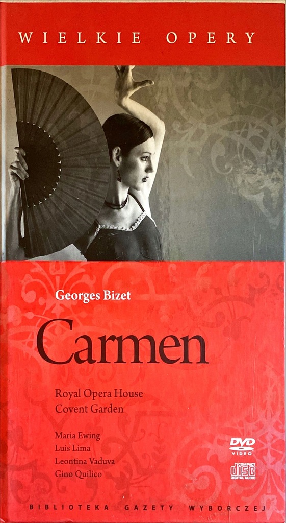 DVD GEORGES BIZET CARMEN + CD - 12514263015 - oficjalne archiwum Allegro
