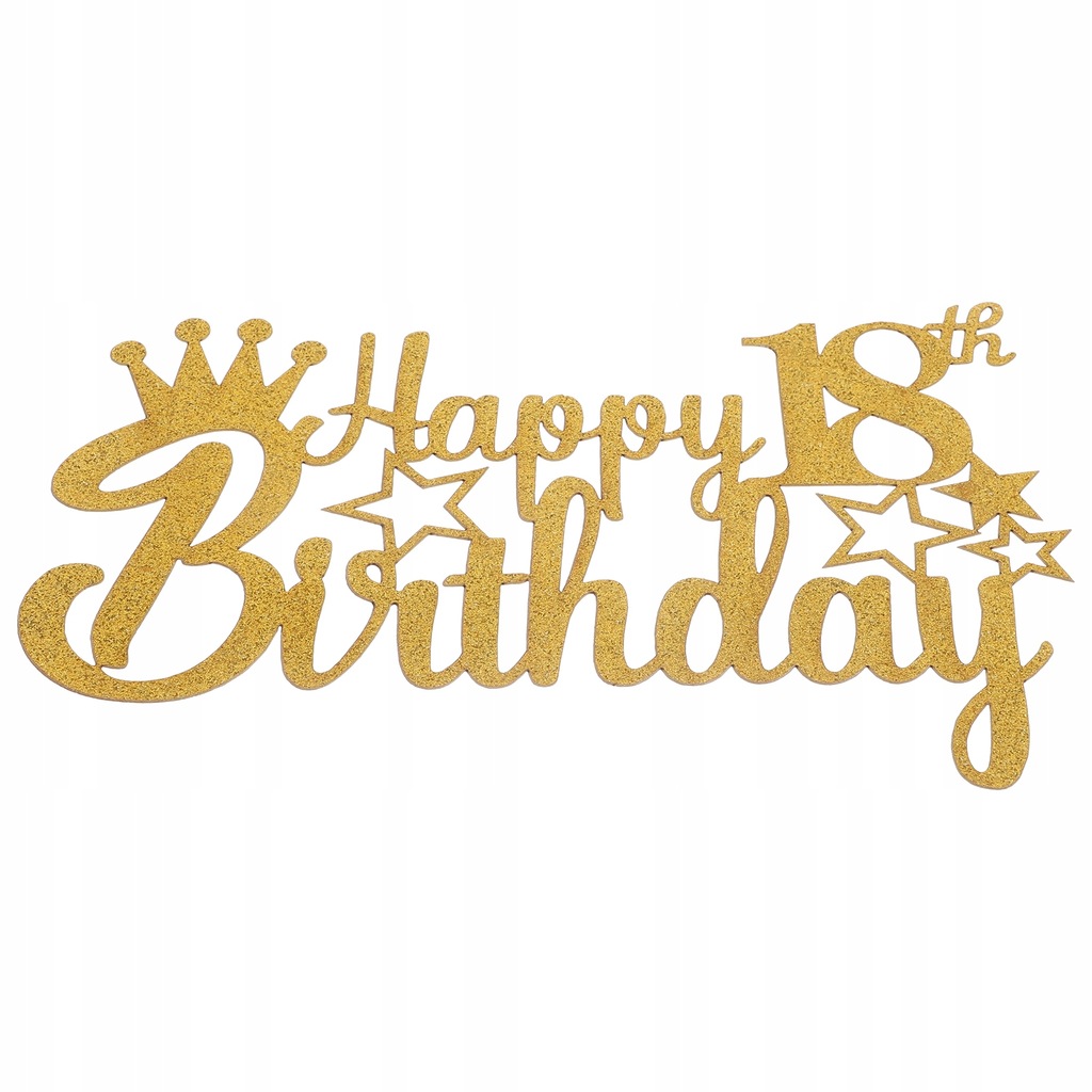 Happy 18th Birthday Cake Topper Cupcake Topper - 14662566800 ...