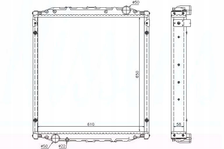 CHŁODNICA WODY MAN L2000 - 8977788752 - oficjalne archiwum Allegro
