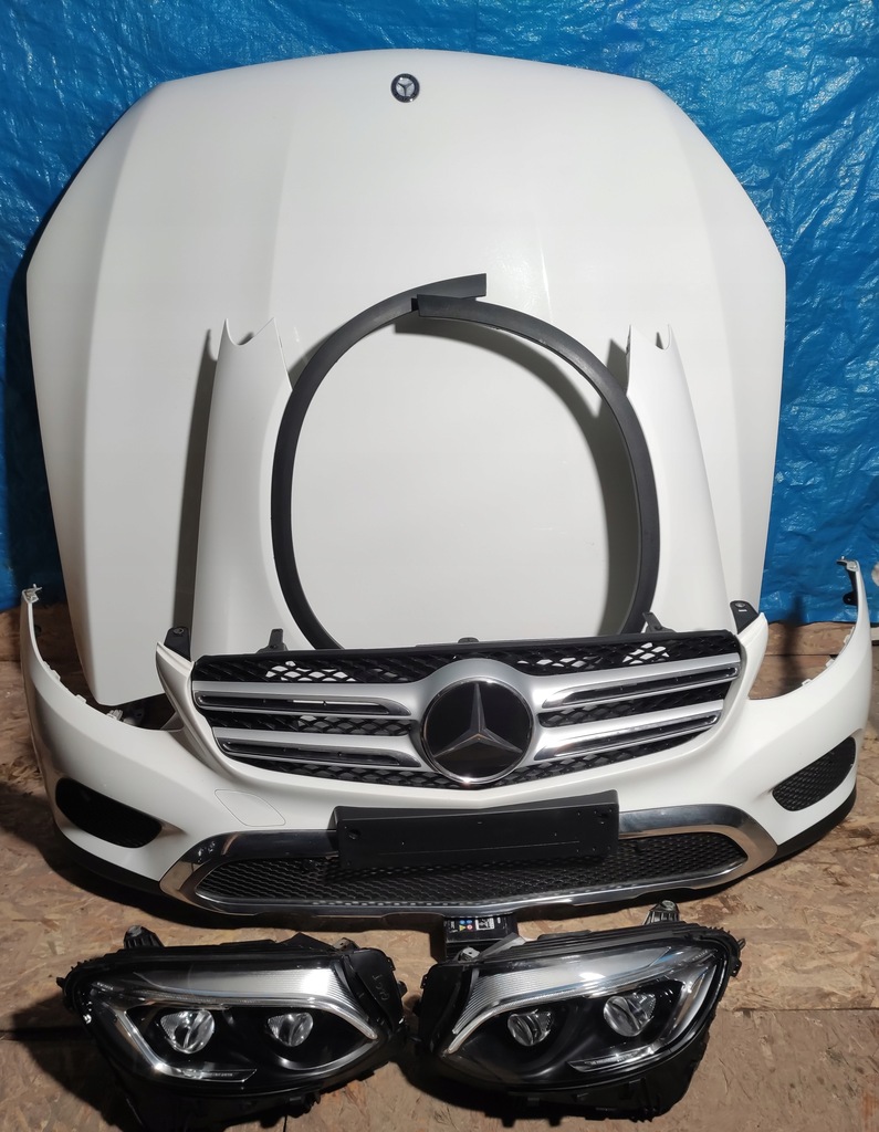 Mercedes W253 GLC przód maska zderzak błotnik - 12951280963 - oficjalne ...