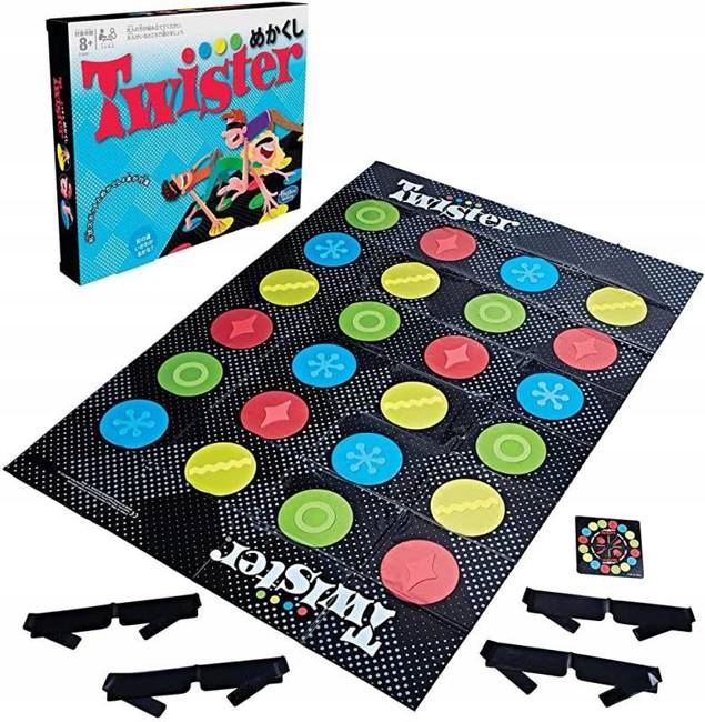 HASBRO GRA TWISTER ZRĘCZNOŚCIOWA INSTR. PL E1888 - 12108479059 ...