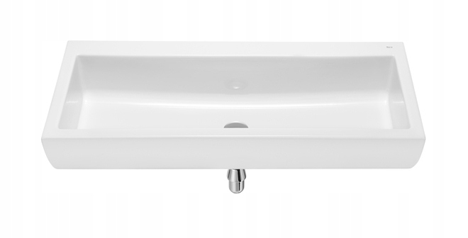 UMYWALKA ŚCIENNA 100x45 cm BIAŁA ROCA BABY - 10827863603 - oficjalne ...