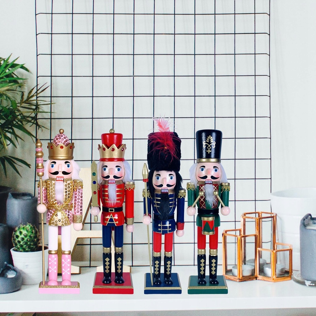 Nutcracker Figurine Wooden Nutcracker Soldier - 12976544401 - oficjalne archiwum Allegro