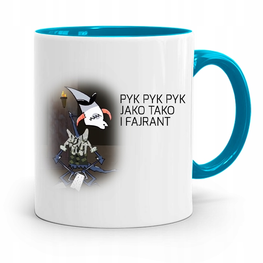 KUBEK BŁĘKITNY KAPITAN BOMBA PYK PYK JAKO TAKO - 12200011464 - oficjalne archiwum Allegro