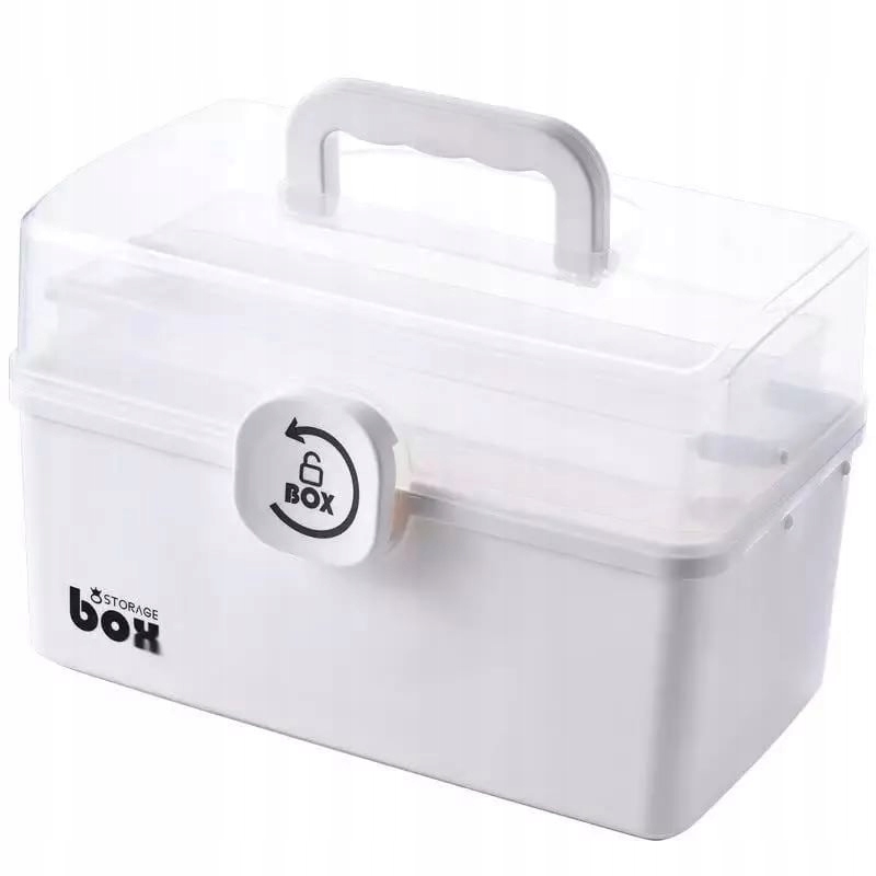 Pojemnik na leki organizer storage box L duży - 12486639643 - oficjalne ...