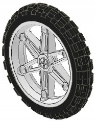 LEGO KOŁO Z OPONĄ DO MOTORU 81,6x15 2903c01 - 11808561617 - oficjalne ...