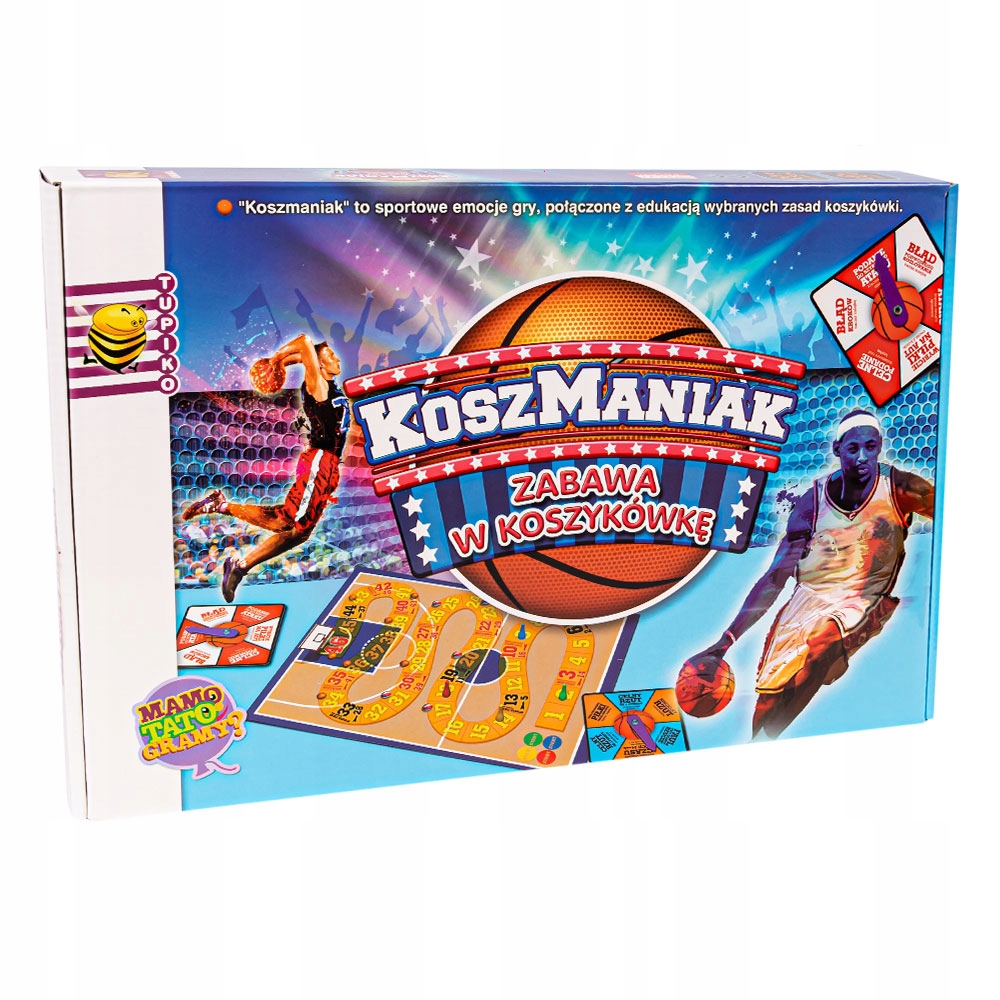 GRA PLANSZOWA KOSZMANIAK DLA DZIECI EDUKACYJNA - 9573342299 - oficjalne archiwum Allegro