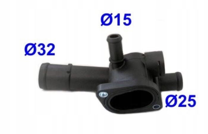 Króciec układu chłodzenia BJC LINDE 038121132C - 11924419986 ...