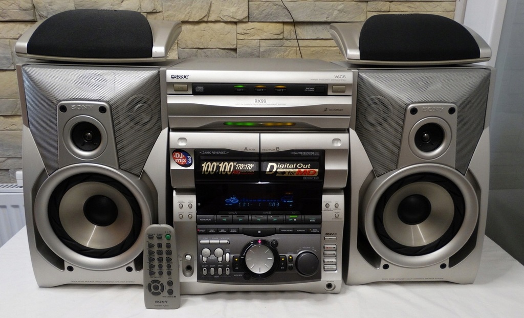 WIEŻA SONY RX-99+4 KOLUMNY+PILOT SPRAWNA - 12235153723 - oficjalne ...