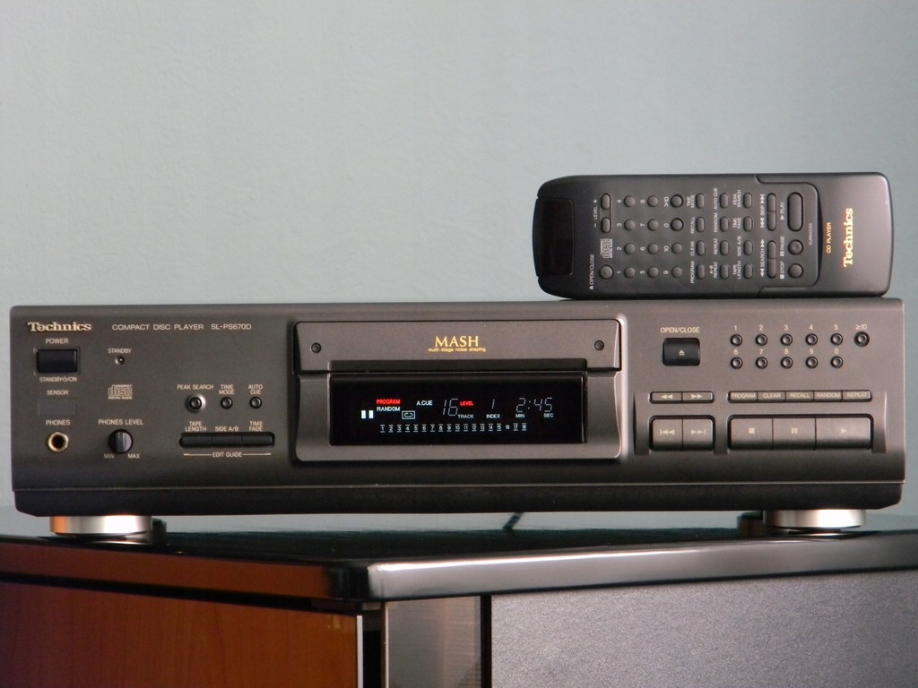 Odtwarzacz Technics SL-PS670D z pilotem SUPER STAN - 13162804181 - oficjalne archiwum Allegro