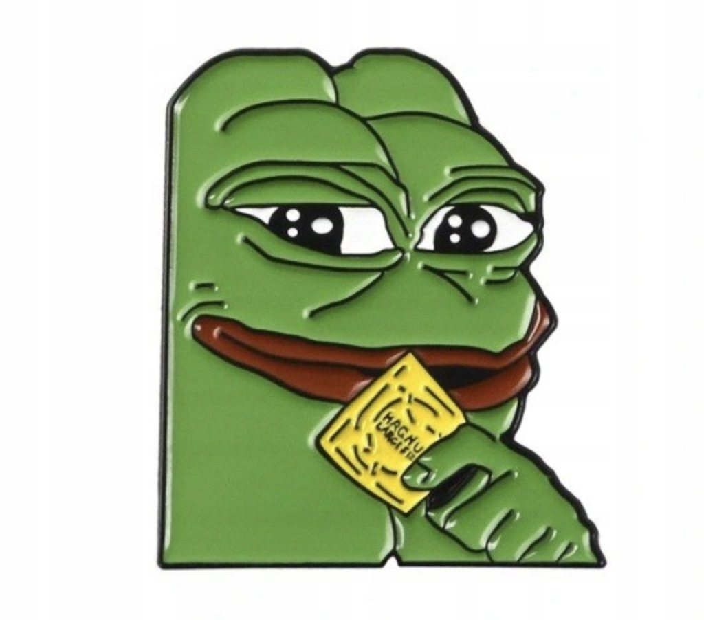 Przypinka pin SAD FROG PEPE smutna żaba mem - 11431522086 - oficjalne ...
