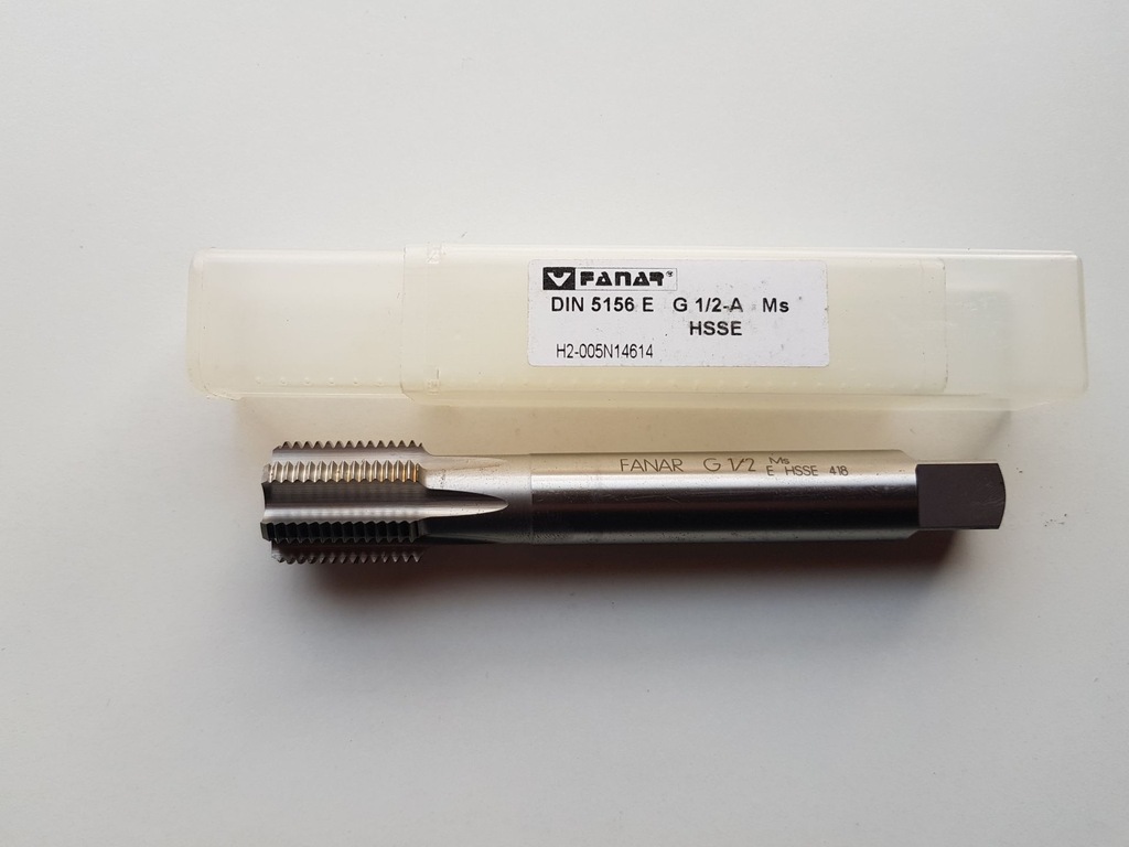 GWINTOWNIK DIN-5156-E G1/2 HSSE Ms Z6 FANAR - 7710837509 - oficjalne archiwum Allegro