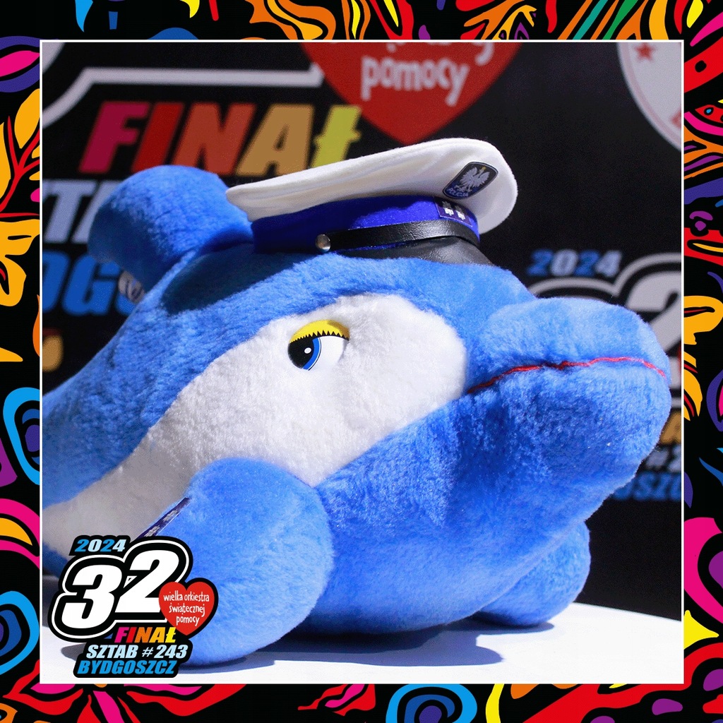 Polfin- Maskotka Policji - 15079904061 - oficjalne archiwum Allegro