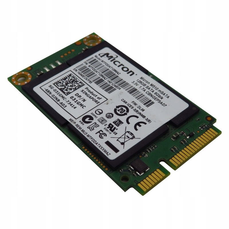 DYSK SSD MICRON M510 / 128 GB / mSATA - 12042497102 - oficjalne ...