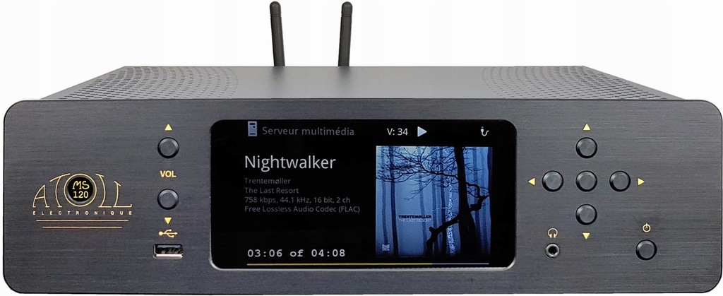 ATOLL MS120 ODTWARZACZ SIECIOWY STREAMER DAC - 12243481669 - oficjalne ...