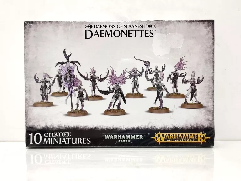 FIGURKI WARHAMMER DAEMONS OF SLAANESH DAEMONETTES - 13258532513 ...