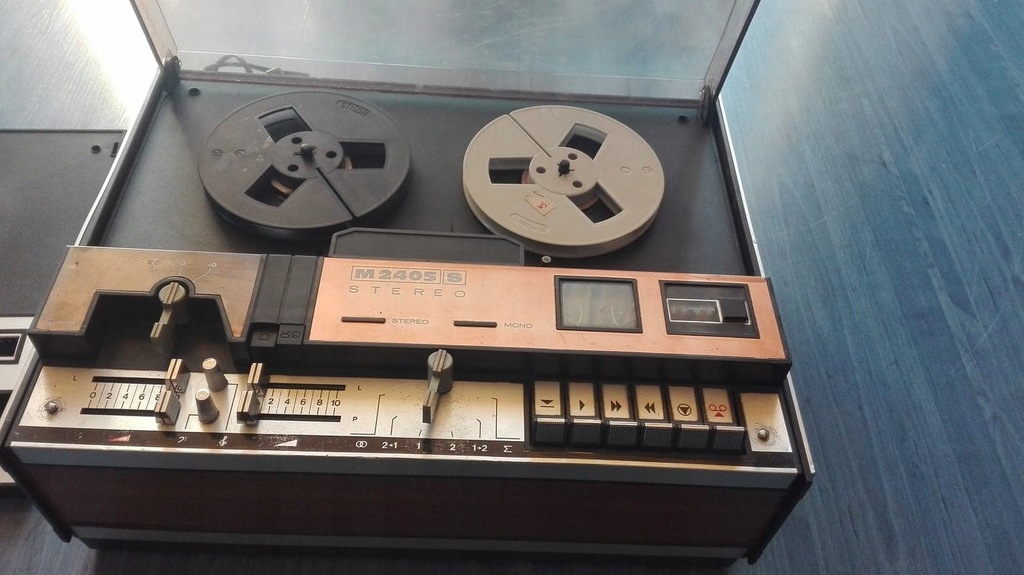 Magnetofon szpulowy Unitra M2405 S stereo - 8576039378 - oficjalne archiwum Allegro