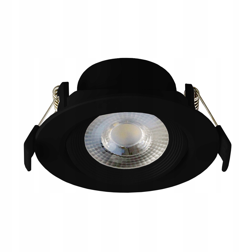 OPRAWA SUFITOWA LAMPA LED UCHYLNA IP44 7W CZARNA - 14244087466 ...