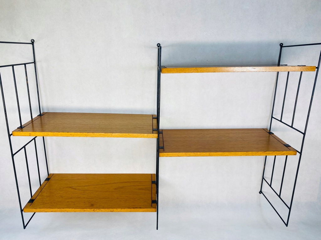 Regał modułowy w stylu String lata 70-te - 12511919249 - oficjalne ...