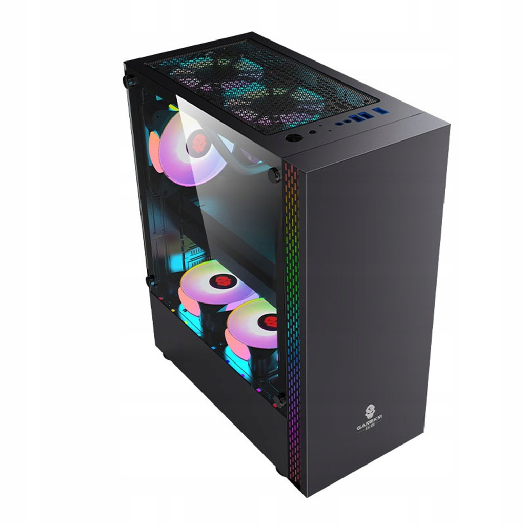 OBUDOWA KOMPUTEROWA GAMING PC CASE LED ATX USB 3.0 - 11571264677 ...