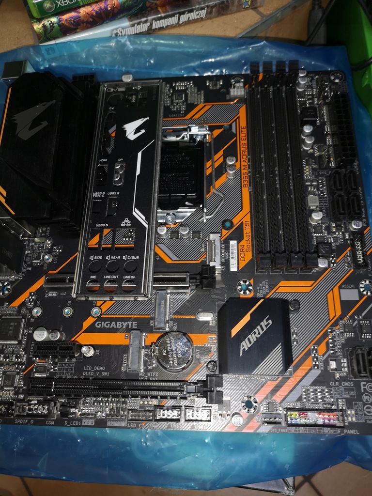 Płyta główna Gigabyte B365 M AORUS ELITE uszkodzon - 12246737573 ...