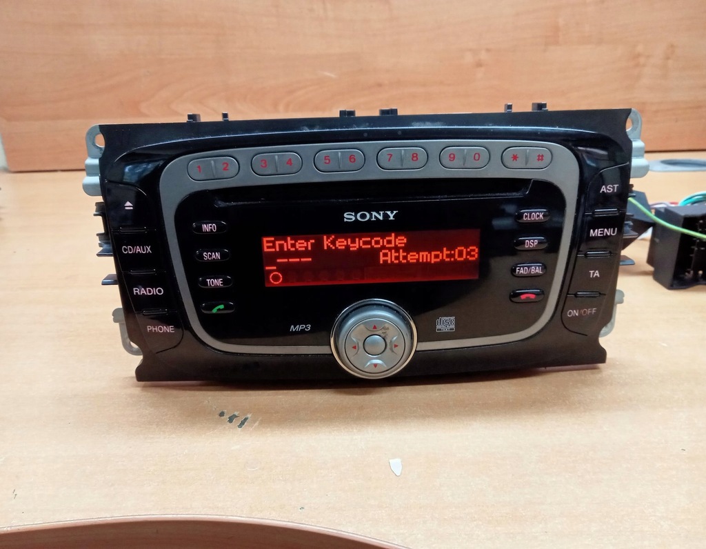 RADIO CD MP3 SONY FORD S-MAX 7S7T-18C939-AF - 12623426253 - oficjalne ...