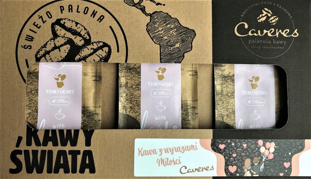 ZESTAW KAW ziarnistych PREZENT ŚLUBNY na ślub - 10245044196 - oficjalne ...